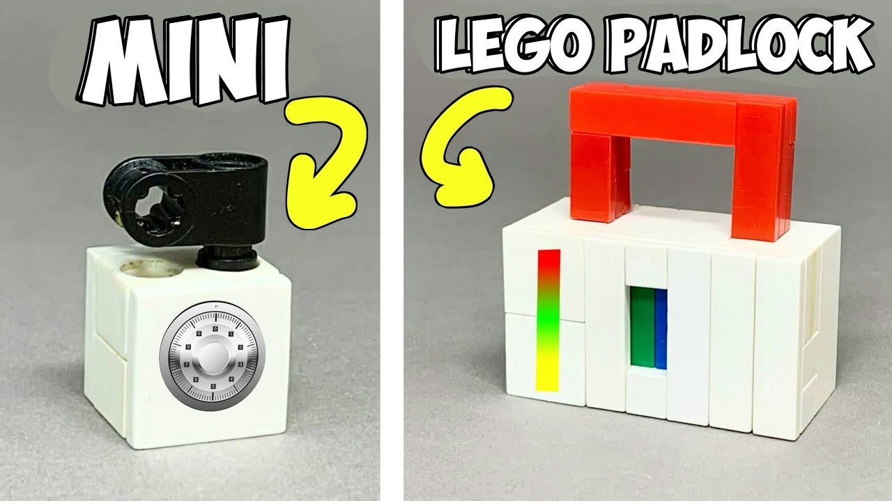 How to make a LEGO Safes Padlock | Tutorial - YouTube