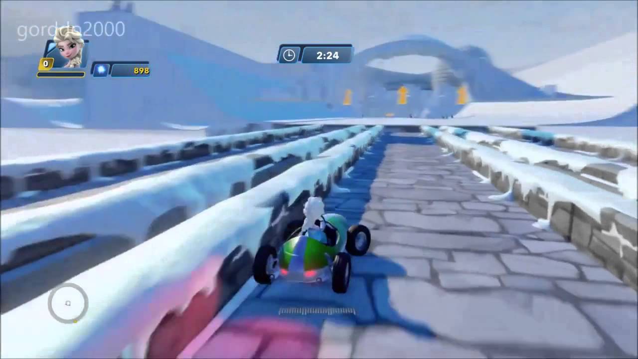 Disney Frozen race track with Nursery Rhymes Part 2 - YouTube