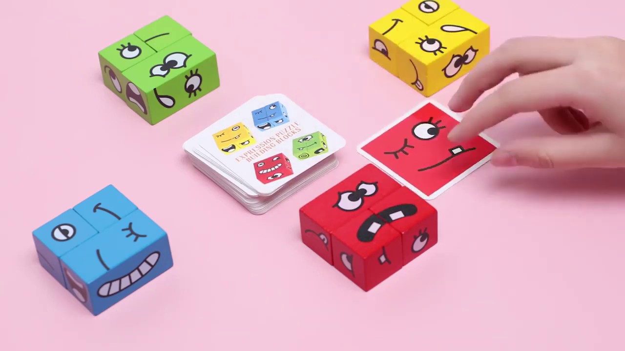 Face Changing Cube Blocks - YouTube