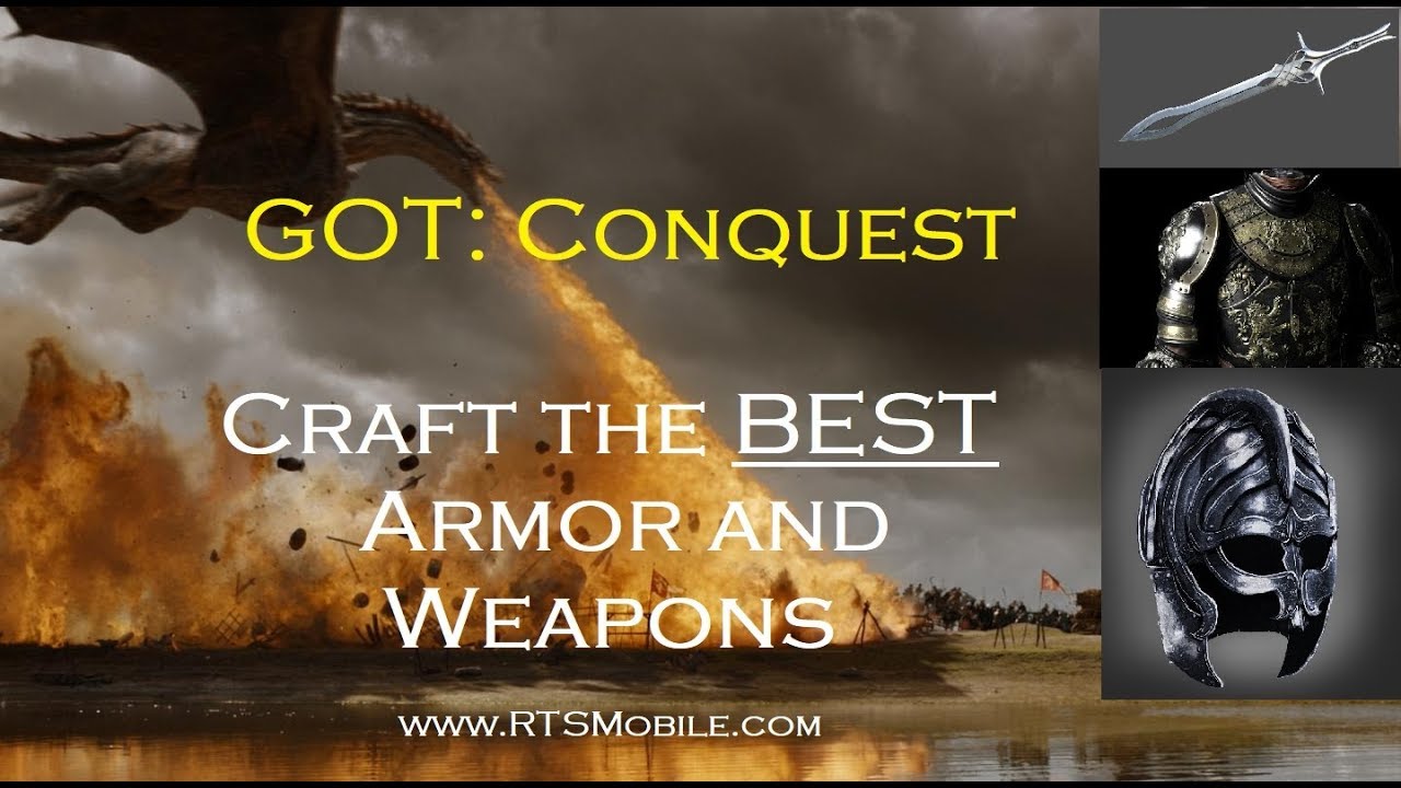 GOT: Conquest How to Craft the BEST Armor! - YouTube
