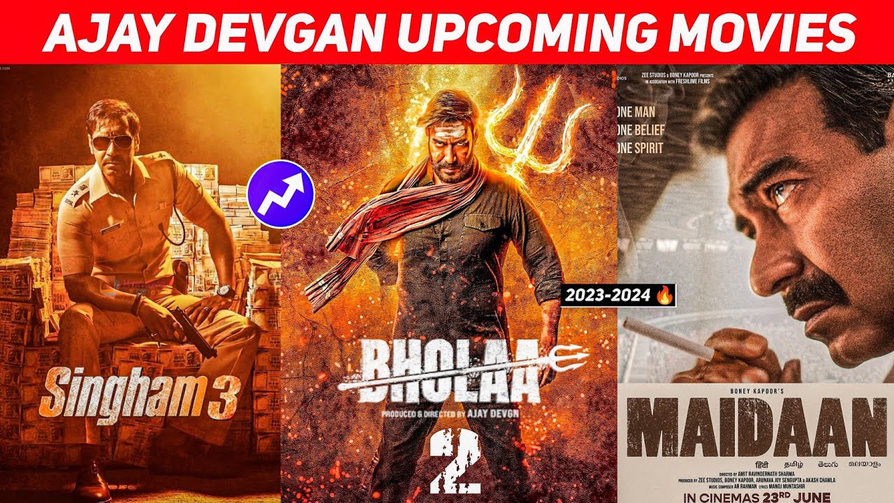 Top 10 Ajay Devgan Upcoming Films || Upcoming Ajay Devgan Biggest ...