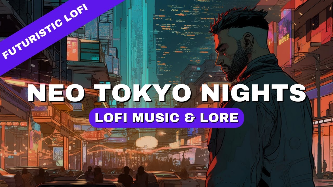 Neo Tokyo Night | 2023 Upbeat Futuristic Lofi Music To Study, Game ...