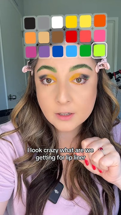 Random Color Filter chooses my makeup again 😅 #makeupchallenge # ...
