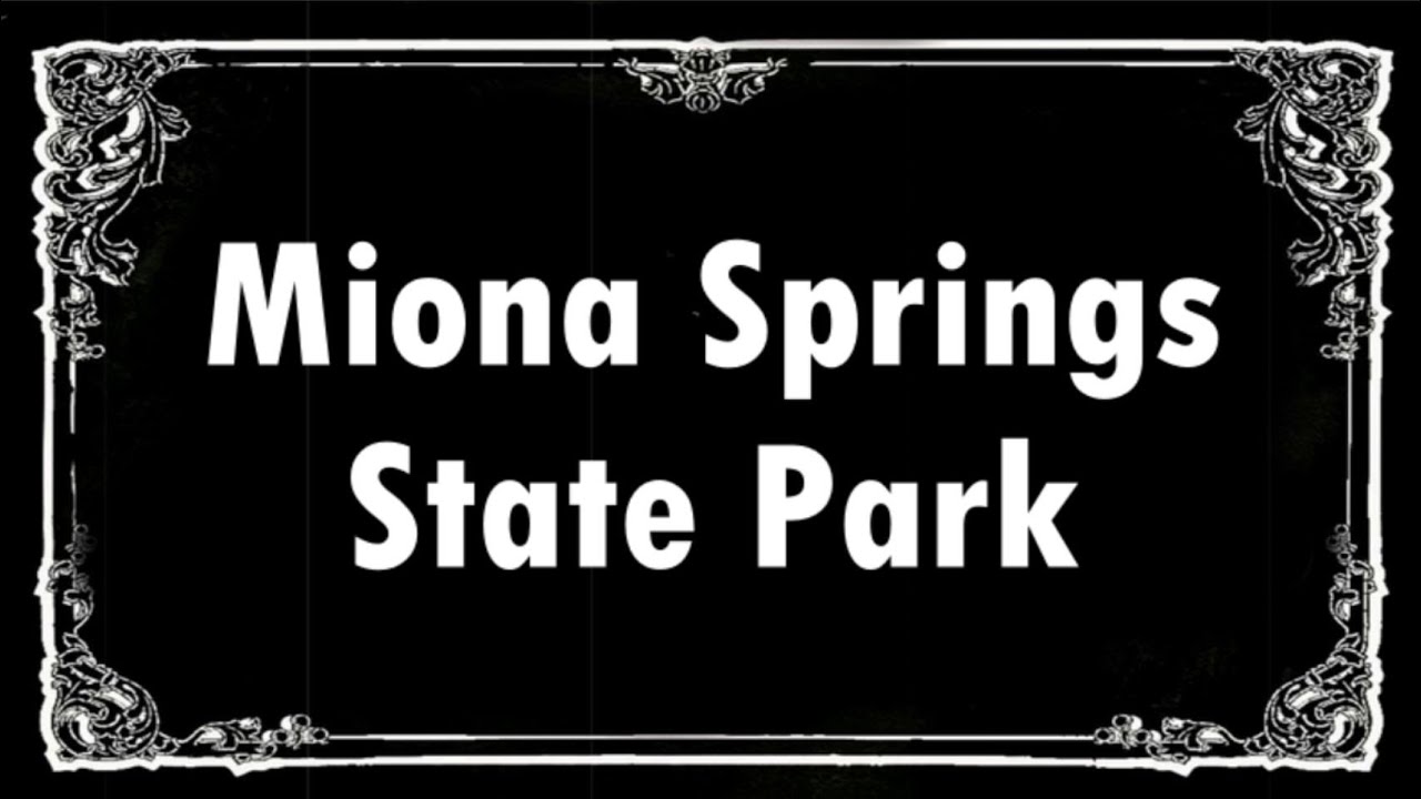 Georgia's Parks of the Past #8: Miona Springs State Park - YouTube