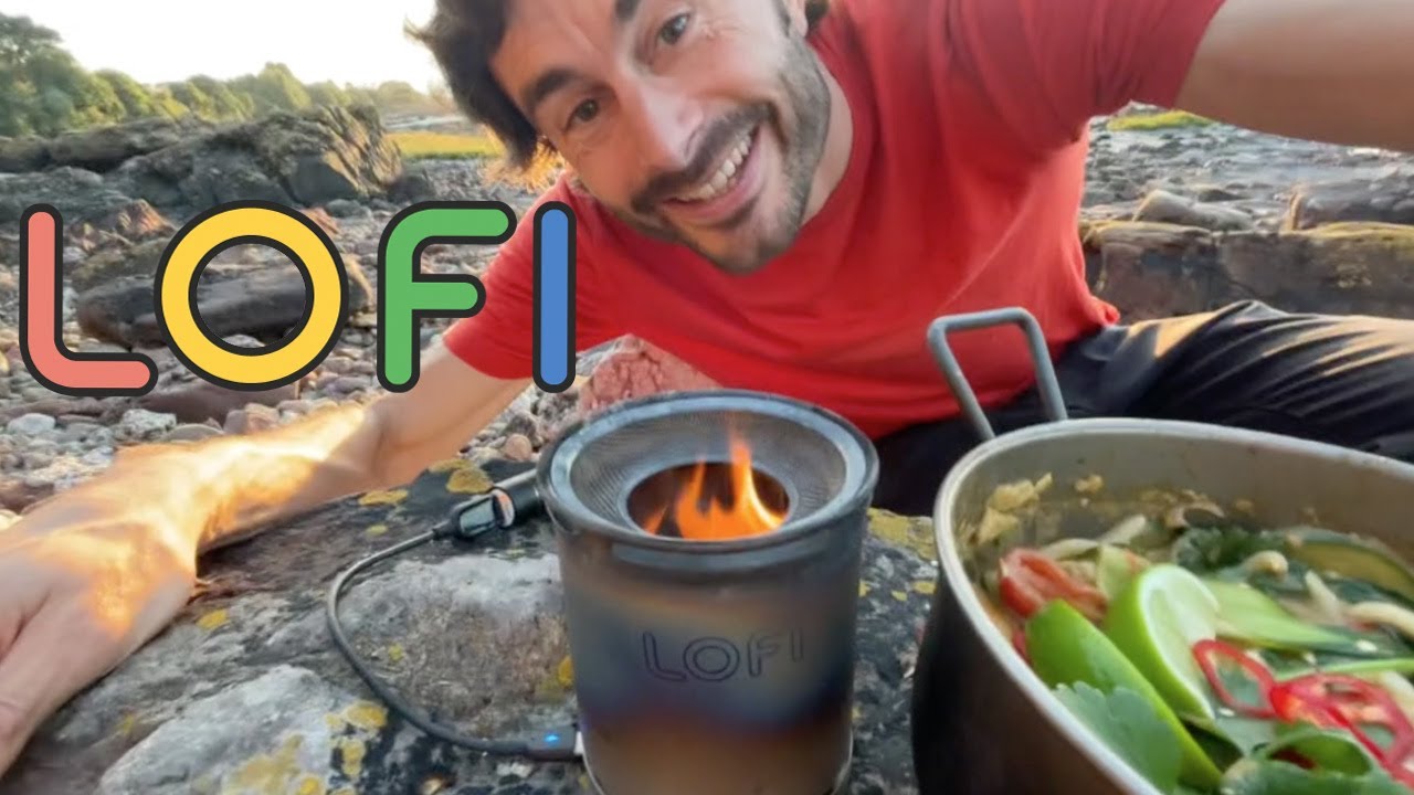 🔥 LOFI Stove - Cooking up a red curry using driftwood as fuel. - YouTube