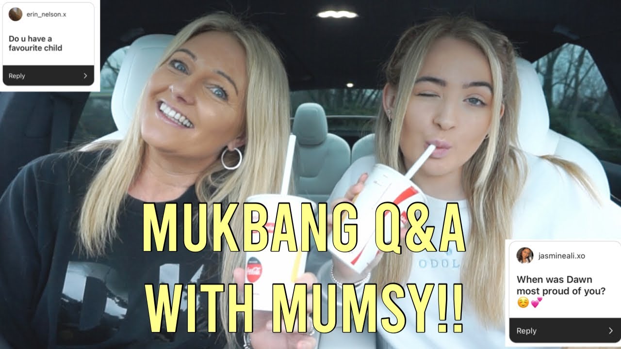 Mcdonald's Mukbang Q&A with Mumsy!!! - YouTube