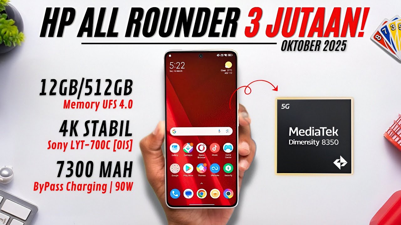 10 HP 3 JUTAAN TERBAIK OKTOBER 2025! Spek BUAS all rounder PUAS🔥 - YouTube