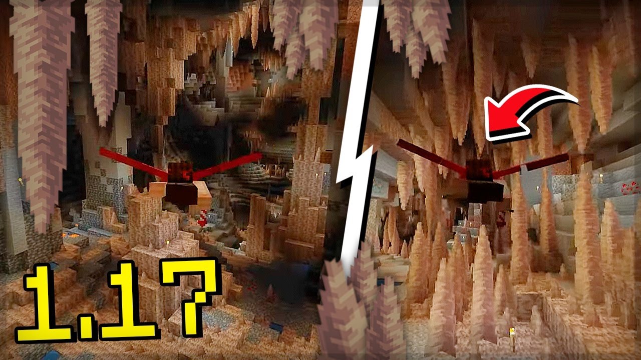 MINECRAFT 1.17 - VAZOU a NOVA CAVERNA de ESPELEOTEMAS 😱 Como vai ser ...