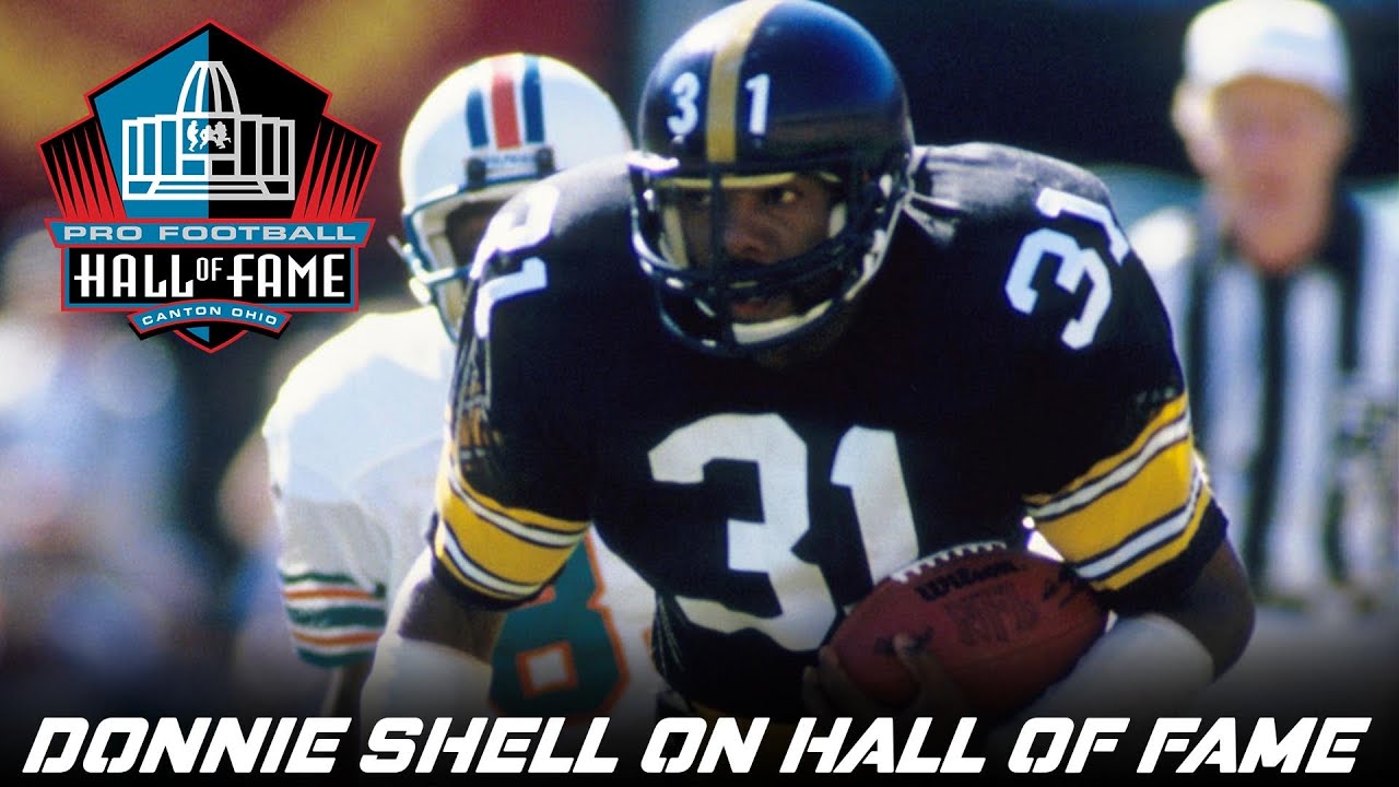 Pittsburgh Steelers Donnie Shell On NFL Hall Of Fame - YouTube