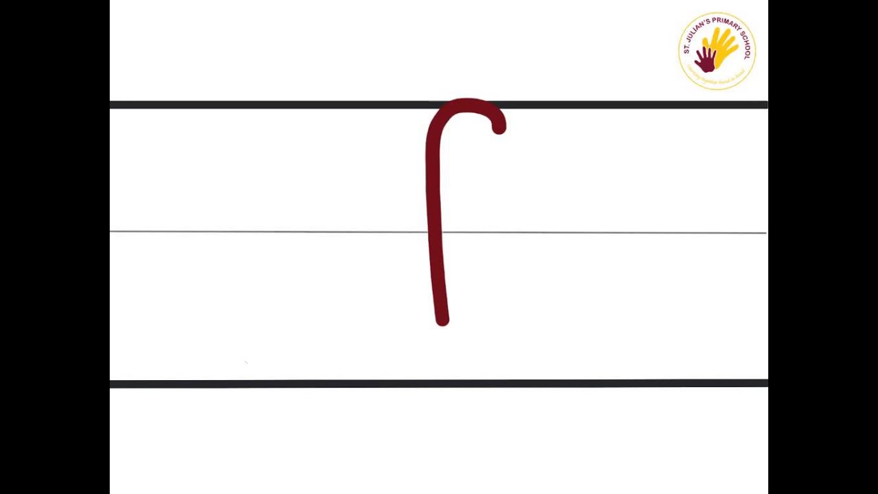 Letter Formation Lowercase f - YouTube