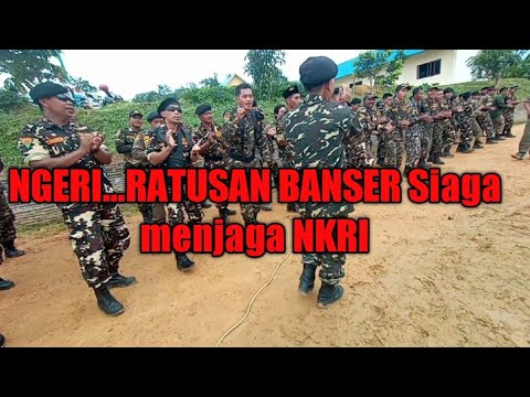 Ngeri.. Ratusan Banser menyanyikan mars banser - YouTube