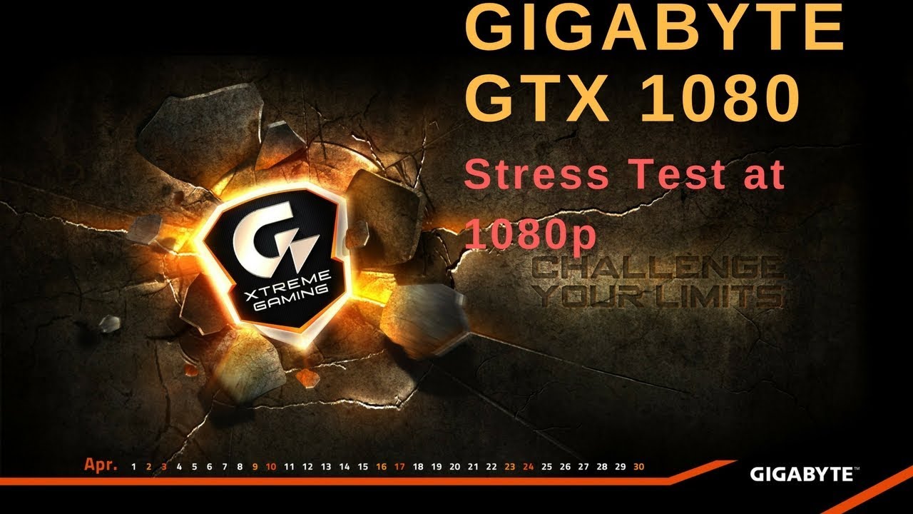 Gigabyte GTX 1080 Stress Test - YouTube