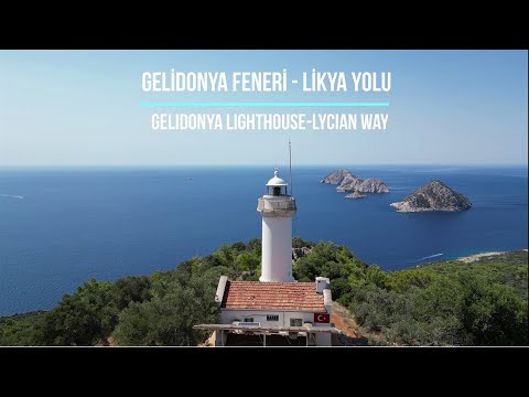 Gelidonya Feneri - Likya Yolu (Gelidonya Lighthouse - Lycian Way) (DJI Mini 3 Pro)