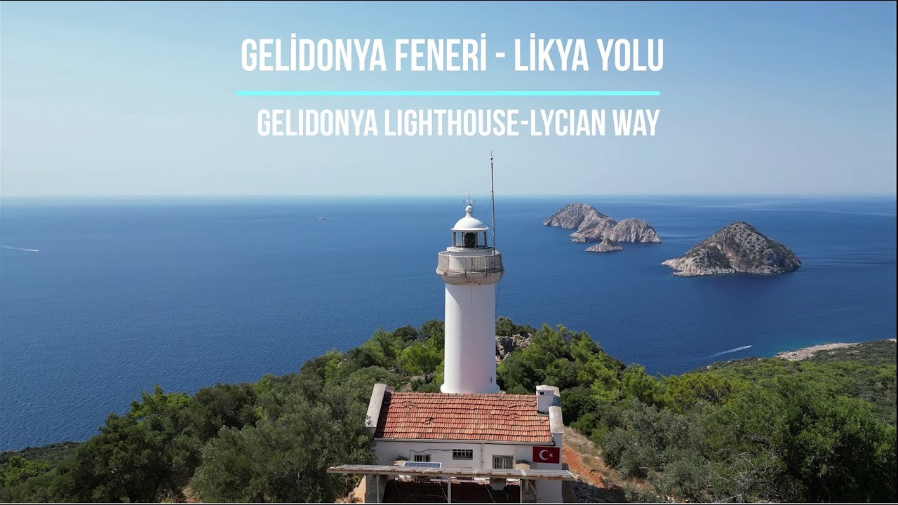 Gelidonya Feneri - Likya Yolu (Gelidonya Lighthouse - Lycian Way) (DJI ...