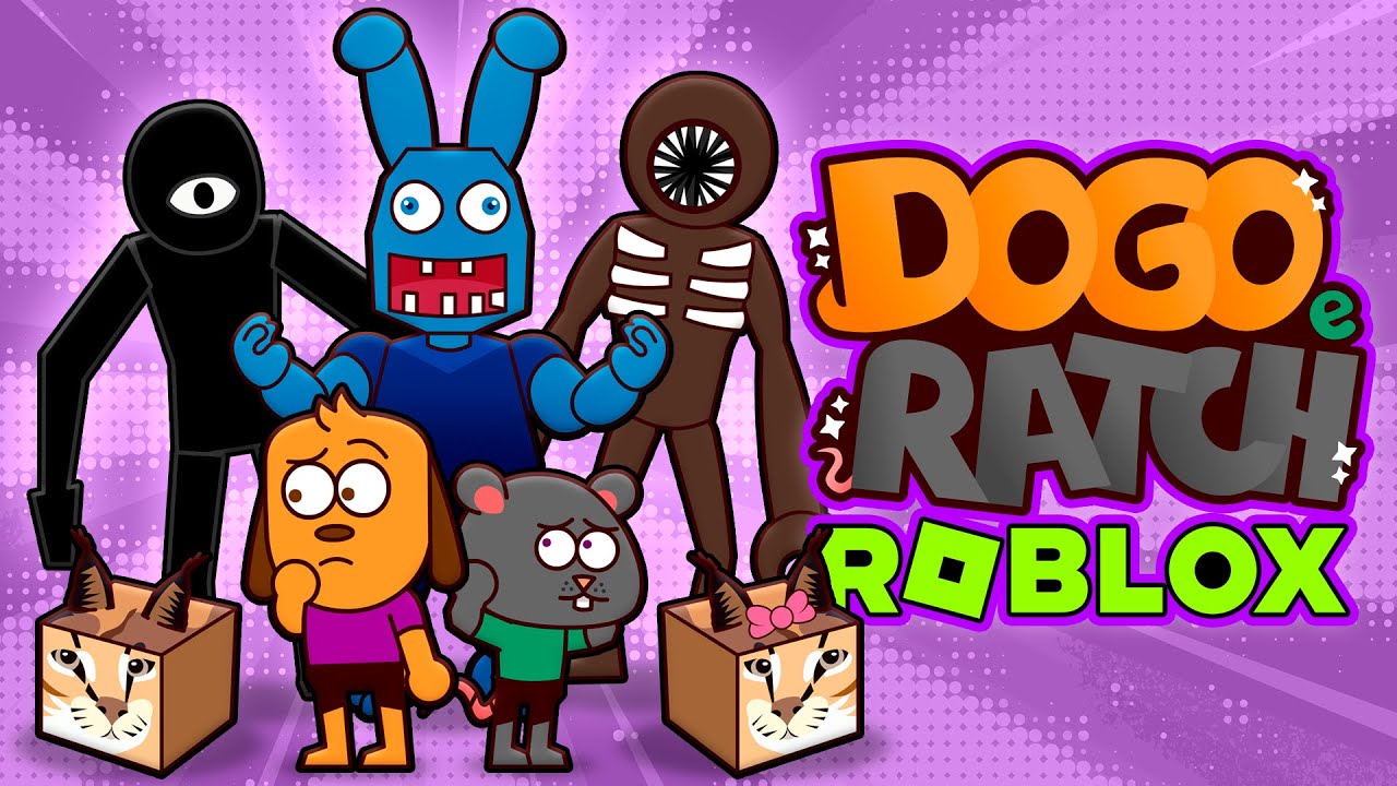Dogo e Ratch em JOGOS do ROBLOX | Floppa, Doors e Mo's Academy ...