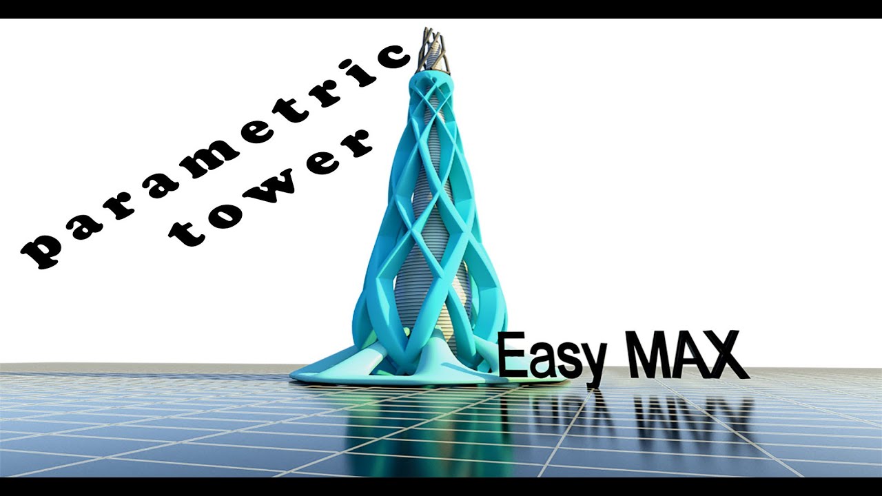 Create parametric tower in 3D MAX - YouTube
