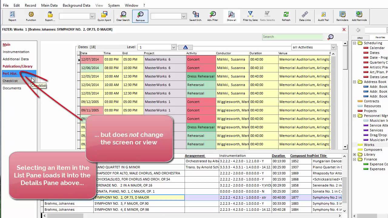 LIST PANE: Navigating and Views - YouTube