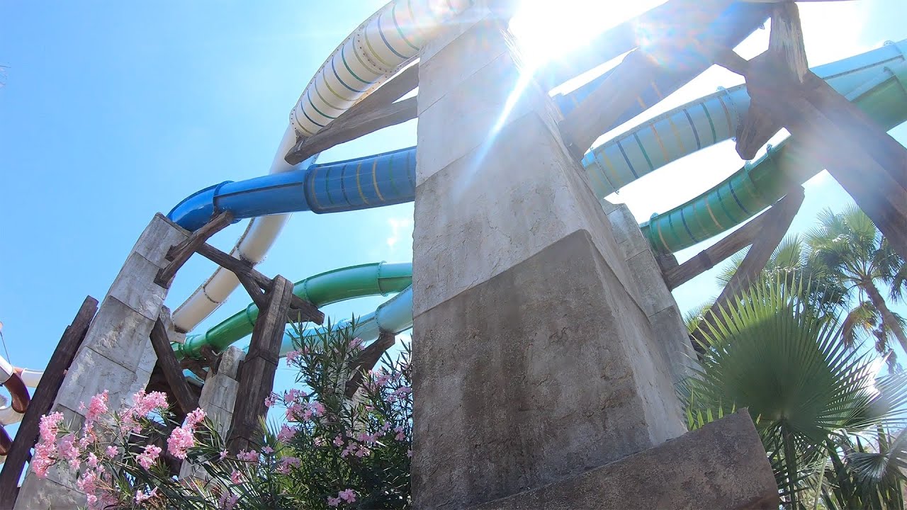Twister Racer - INTERLOCKING Racer Slide | Aqualand Costa Adeje - YouTube