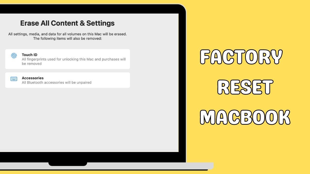 How to Factory Reset your MacBook - YouTube