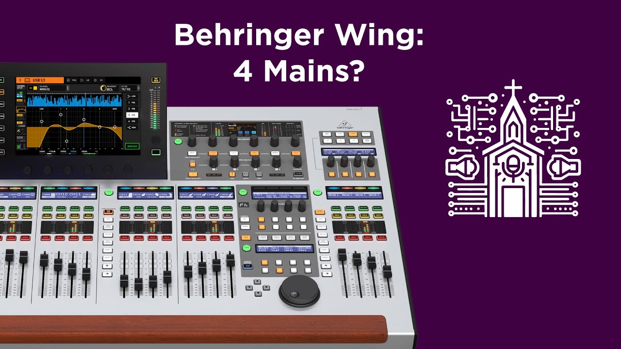 Creative Routing with Behringer Wing's Four Mains - YouTube