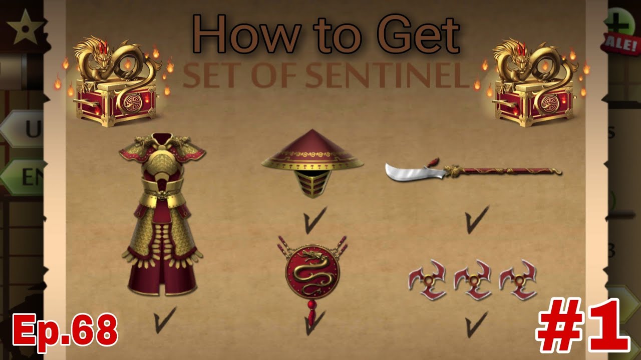 How to Get Sentinel Set in Shadow Fight 2 Ep.68 | Sentinel Set Review ...