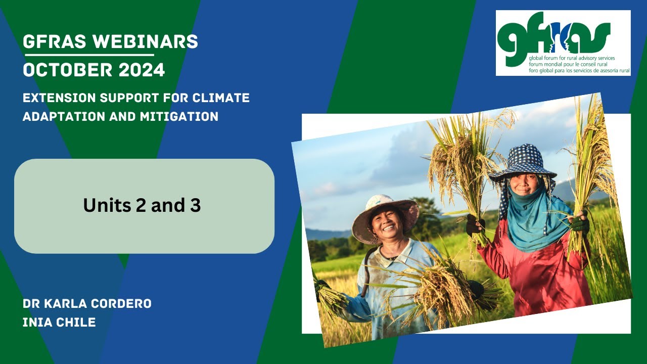 GFRAS Webinar: Extension Support for Climate Adaptation & Mitigation ...