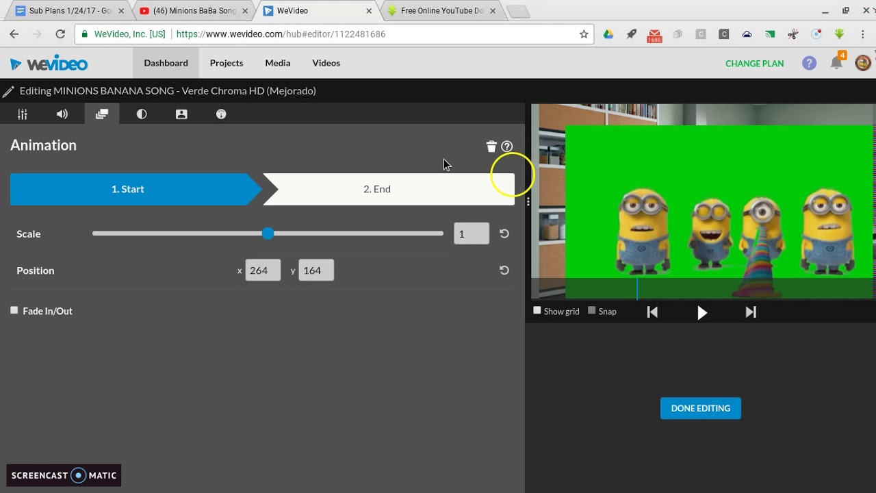 Chroma Key and splitting video - YouTube