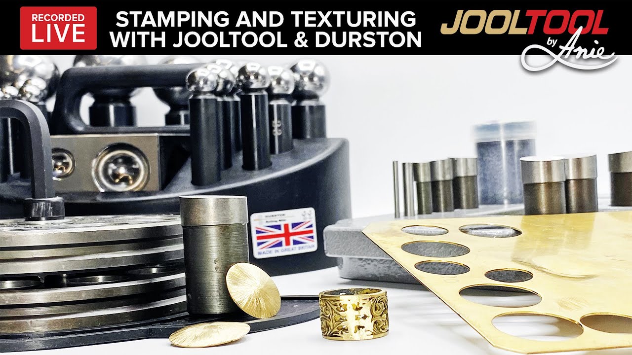 Stamping and Texturing with JOOLTOOL & Durston - LIVE with Anie - YouTube