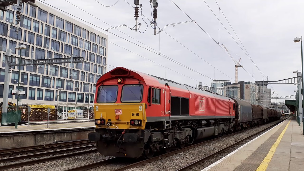 66019 DB at Cardiff Central 29/10/2019 - YouTube