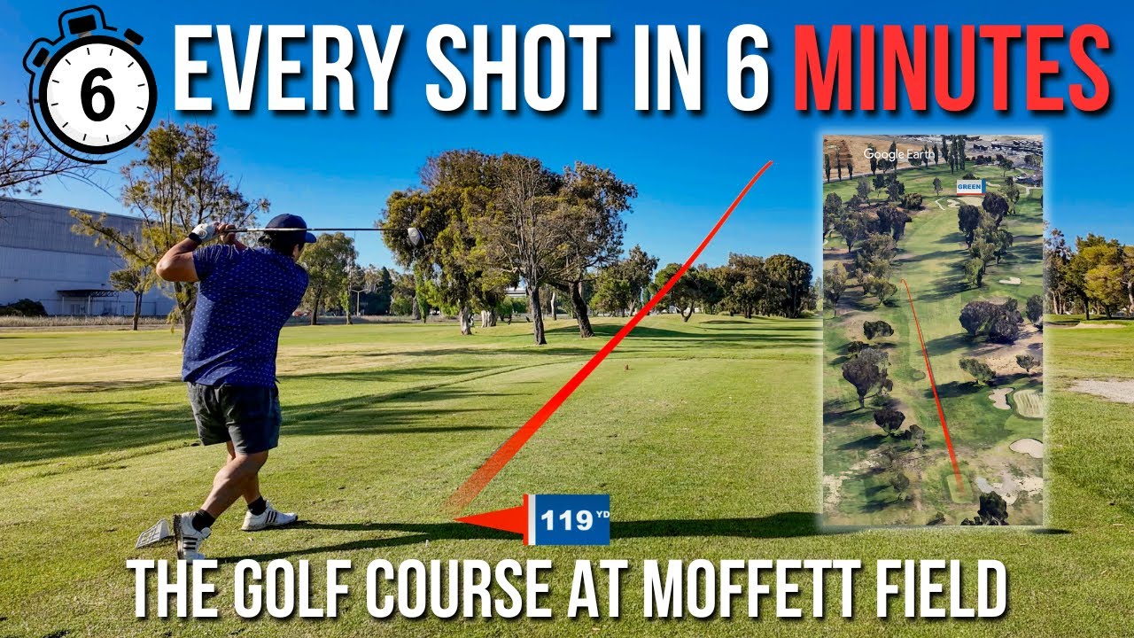 Full 18 holes at The Golf Club at Moffett Field in 6 Minutes - White ...