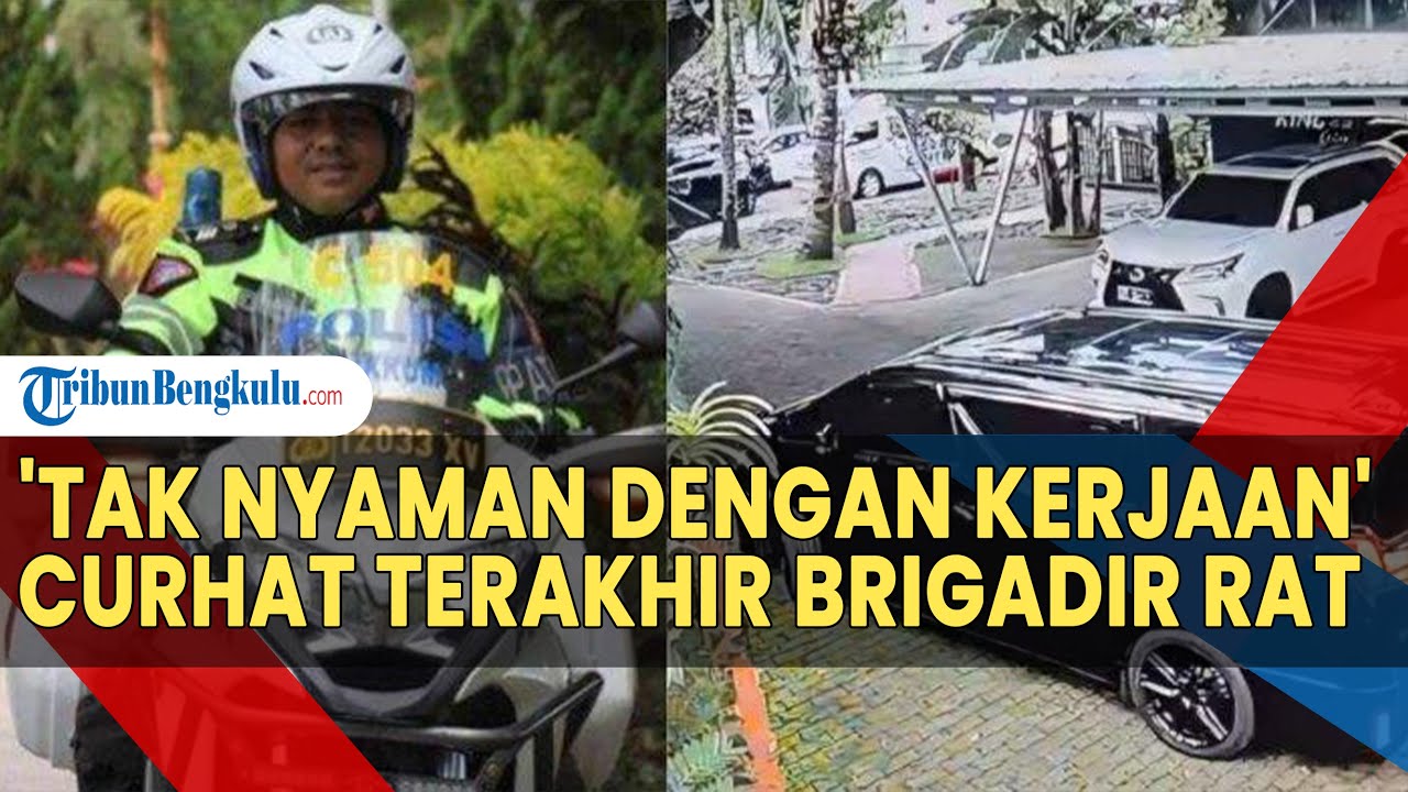 'Tak Nyaman Dengan Kerjaan' Curhat Terakhir Brigadir RAT Sebelum Akhiri ...