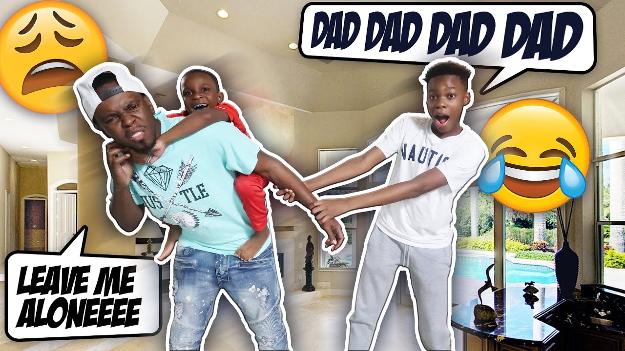 ANNOYING OUR DAD FOR 24 HOURS - YouTube