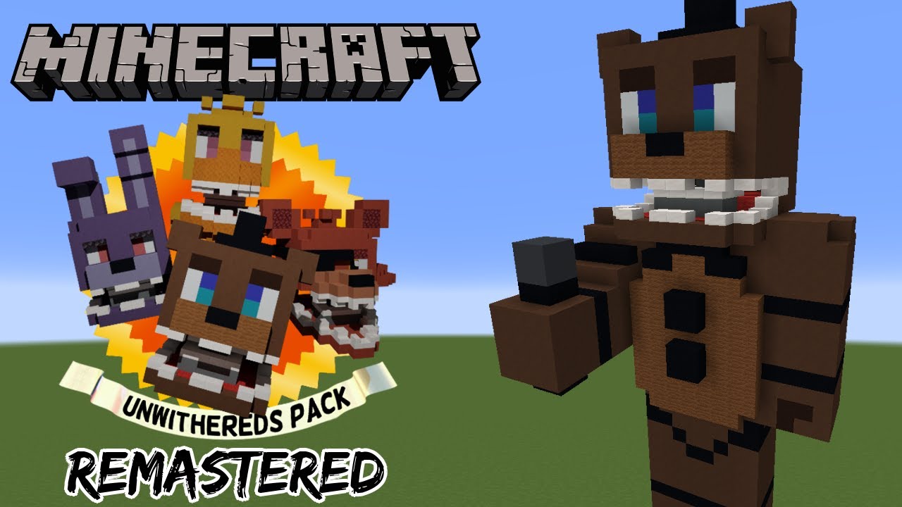 Minecraft Tutorial RE-DO: Unwithered Animatronics Statue Pack ...