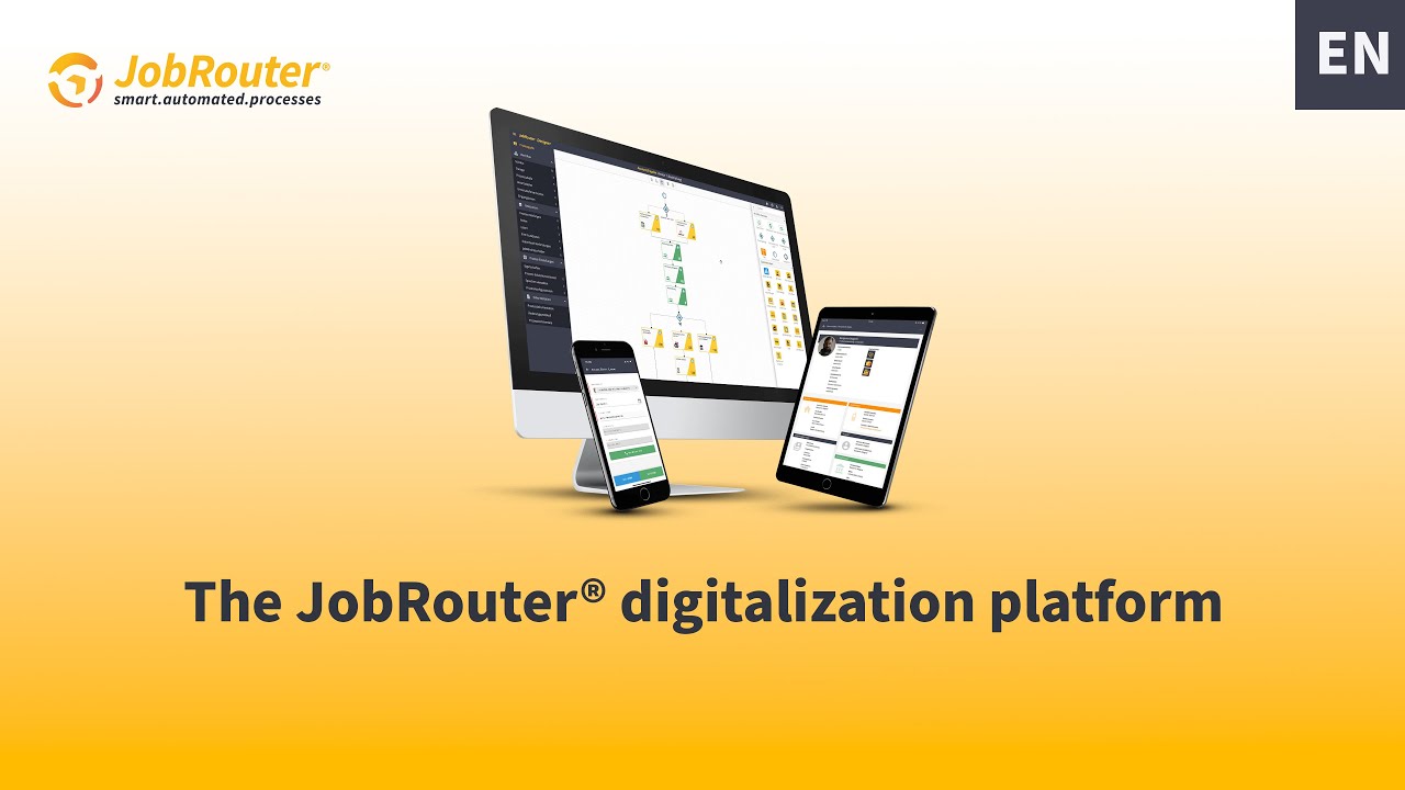 The JobRouter® digitalization platform briefly explained - YouTube