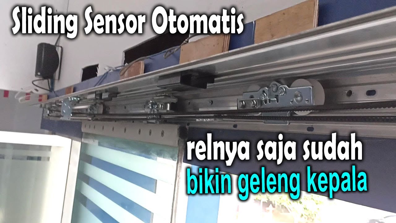 Pemasangan Pintu Sliding Sensor Otomatis - Pintu Buka Tutup Sendiri ...