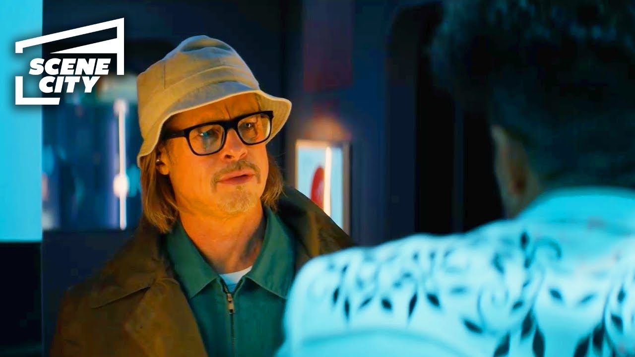 Bullet Train: Ladybug vs. The Wolf Fight Scene (Brad Pitt, Bad Bunny HD ...