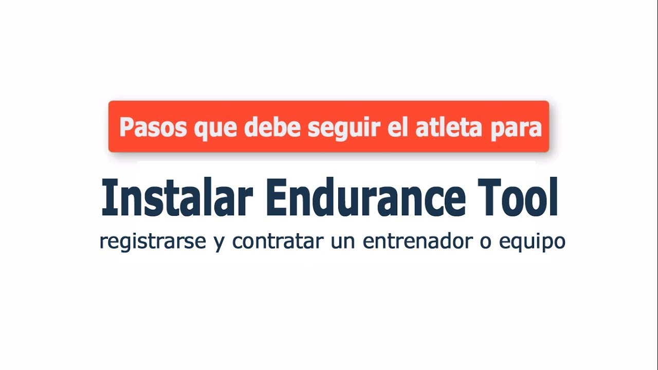 Endurance Tool Instalar Registrarme Contratar - YouTube
