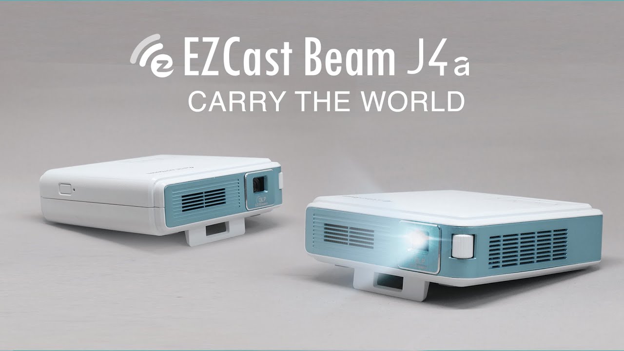 EZCast Beam J4a - A Wi-Fi mobile projector featuring Android 10 - YouTube
