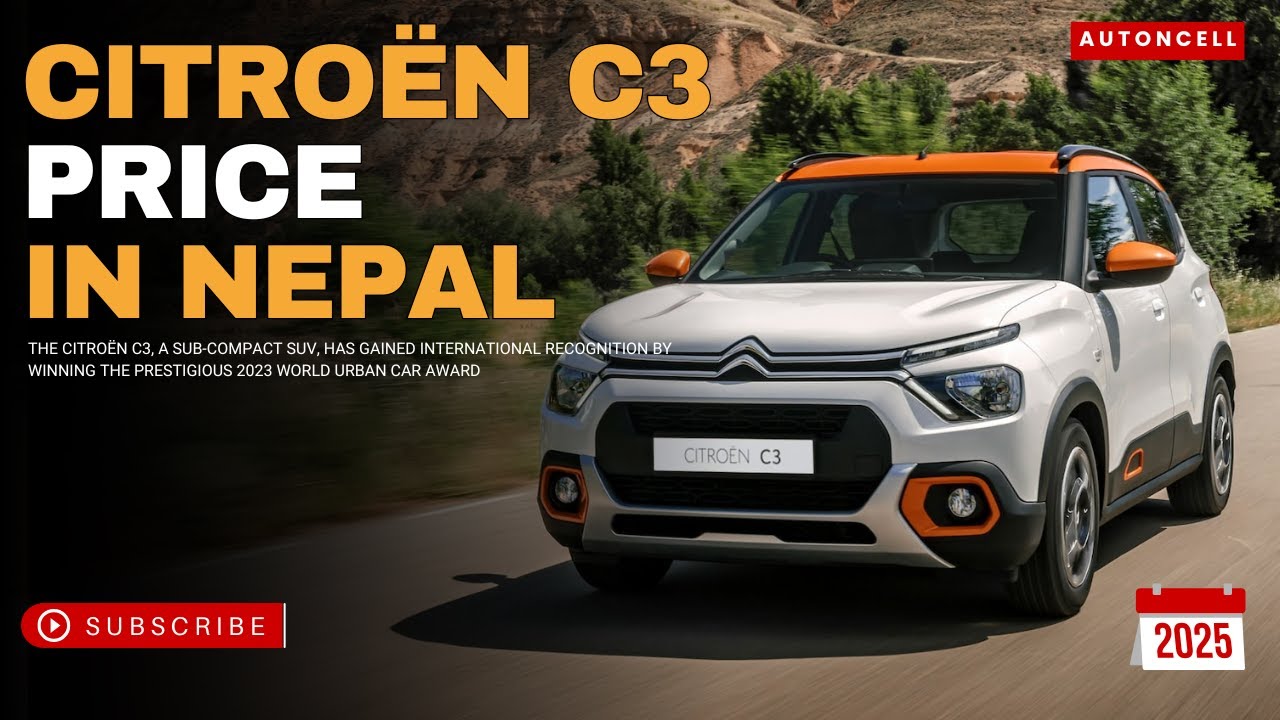 Citroën C3 Price in Nepal | Massive Price Cut of Rs.6.50 Lakhs - YouTube
