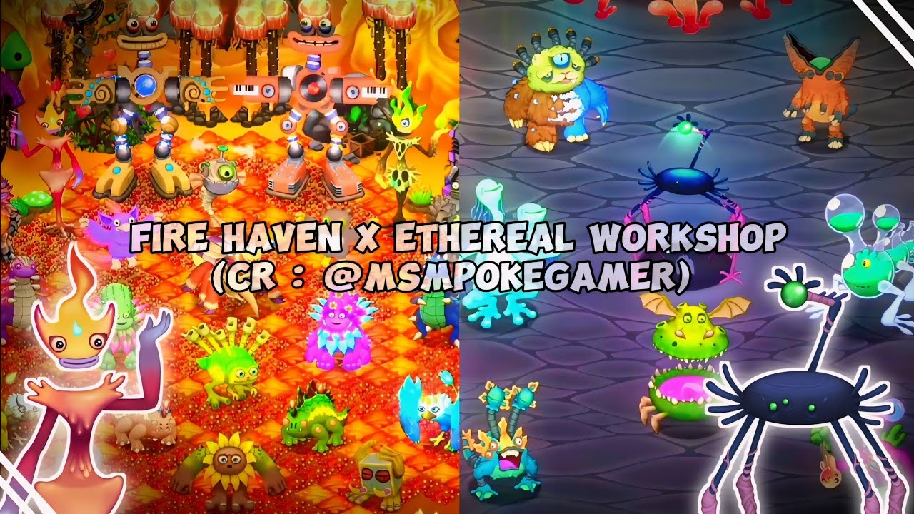 Fire Haven X Ethereal Workshop Island Duet - My Singing Monsters - YouTube