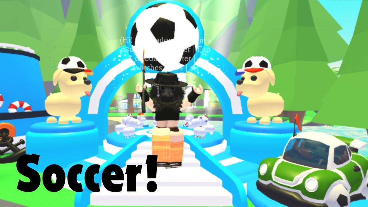 Checking Out The *NEW* SOCCER Update In Adopt Me! - YouTube