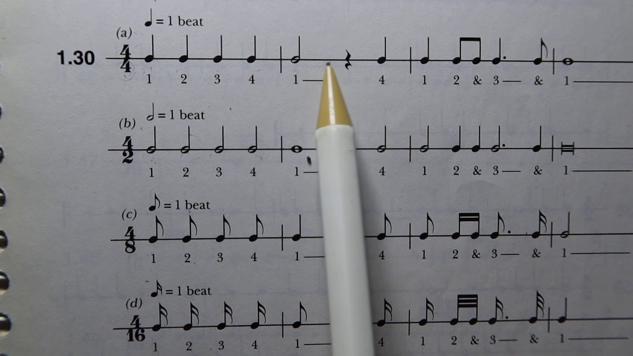 미국음대 시창초급 [Sight singing for beginners] rhythm Oct.19 - YouTube