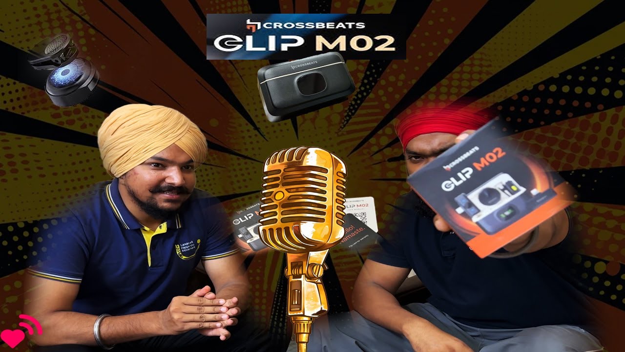 "Mic Check! Unboxing OUR New Microphone" CROSSBEATS CLIP MO2 UNBOXING ...