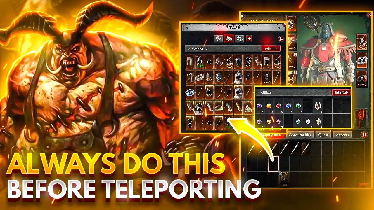 Diablo 4 - Inventory Management for Beginners - YouTube