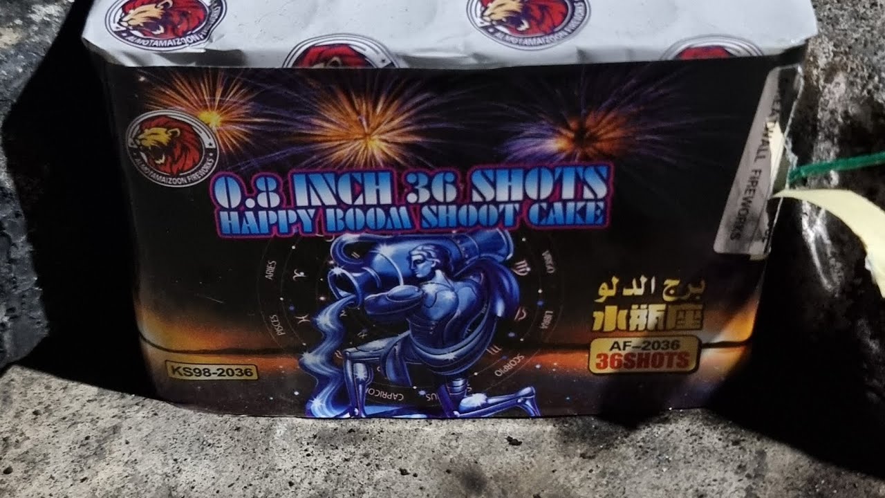 36 Shots Happy Boom Shoot Cake by Almotamaizoon Fireworks - Philippines ...