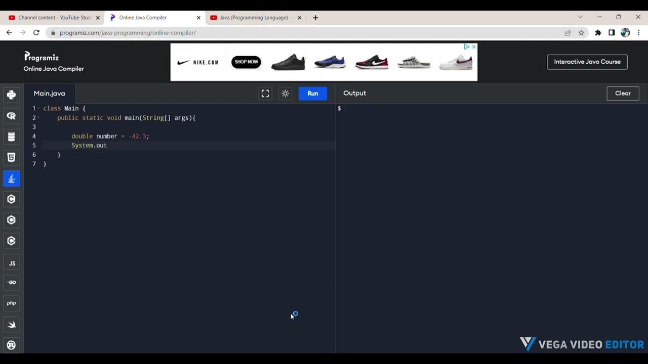 Java Programming Language Project 8 Double Data Type Created By Trishanth Kumar Youtube