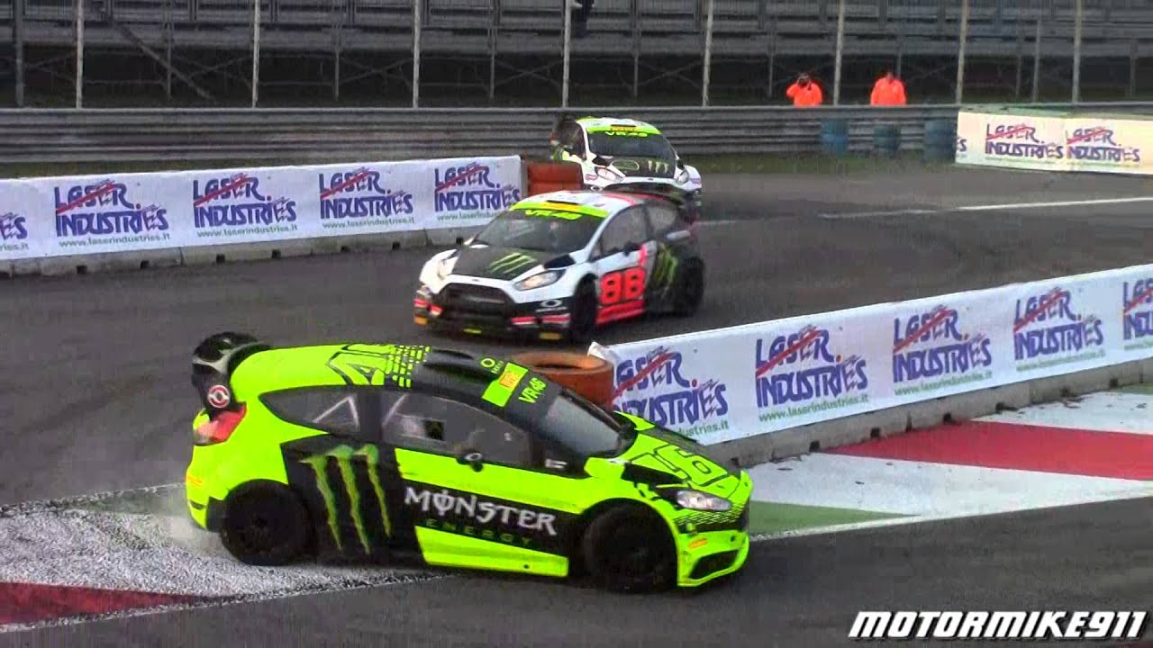 VR46 Team - Ford Fiesta WRC SOUND, Anti-lag Backfires - Monza Rally ...