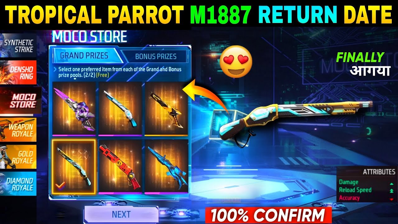 Tropical Parrot M1887 Return | One Punch Man M1887 Return | Tropical ...