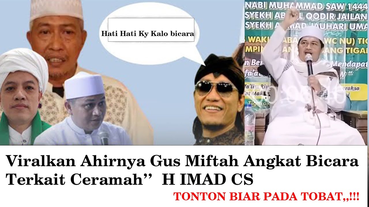 🌑VIR4LK4N,,!!! AHIRNYA GUS MIFTAH ANGKAT BICARA TERKAIT CERAMAH'' H ...