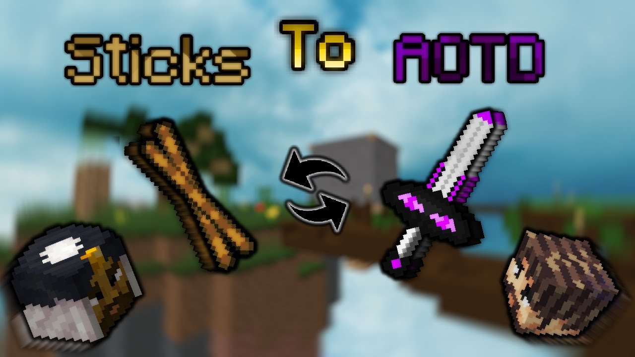 Flipping Sticks To AOTD + 3M Giveaway :) (Hypixel Skyblock) - YouTube
